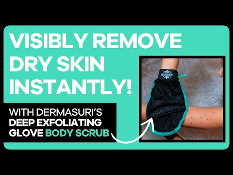 Dermasuri Deep Exfoliating Glove For Body | Dermasuri